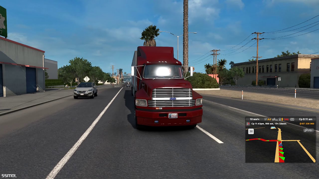 American Truck Simulator mods Ford Aeromax - YouTube
