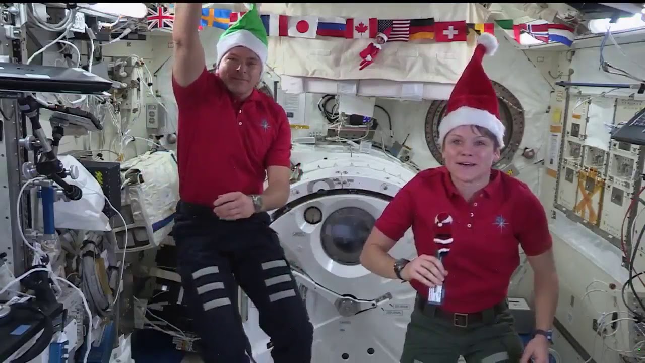 In Space for the Holidays With an Elf on the Shelf - YouTube