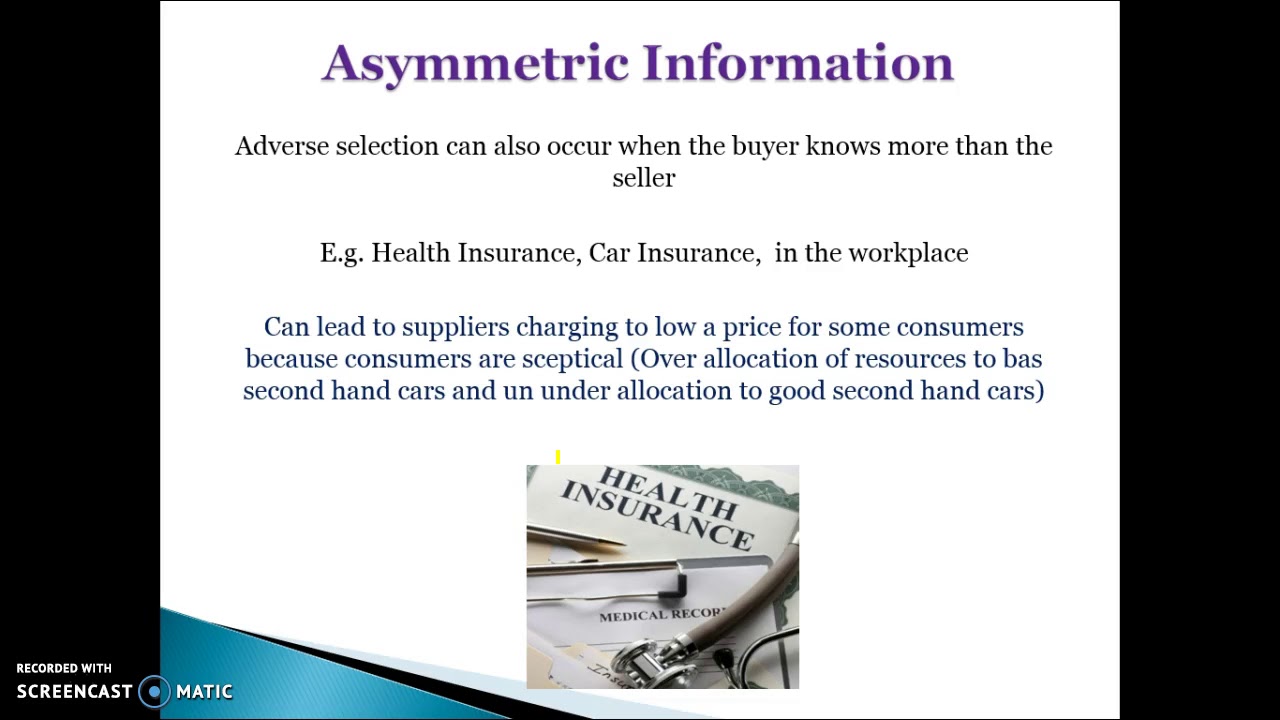 Introduction to Asymmetric information - YouTube