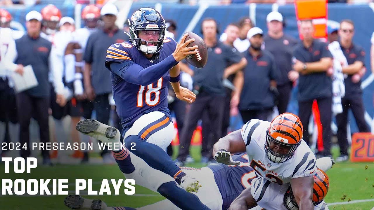 Top Rookie Plays | 2024 Preseason Week 2 - YouTube