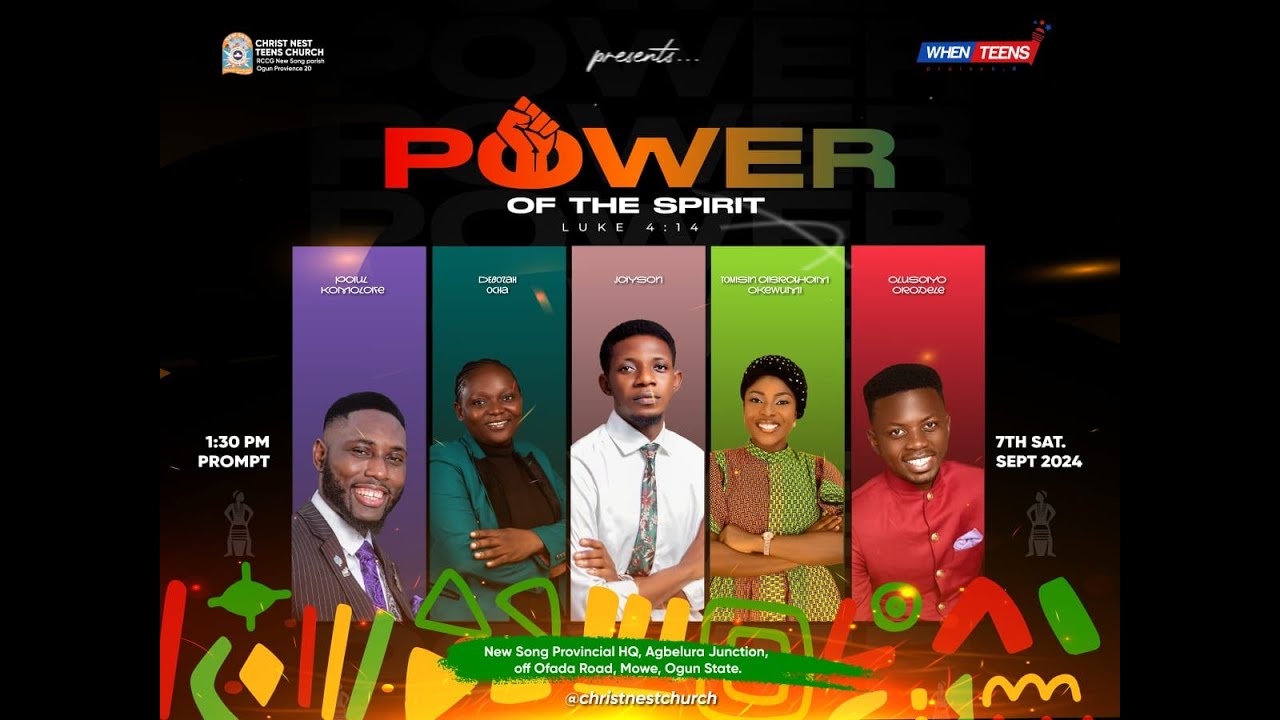 WHEN TEENS PRAISE 5.0 || POWER OF THE SPIRIT || SEPTEMBER 2024 - YouTube