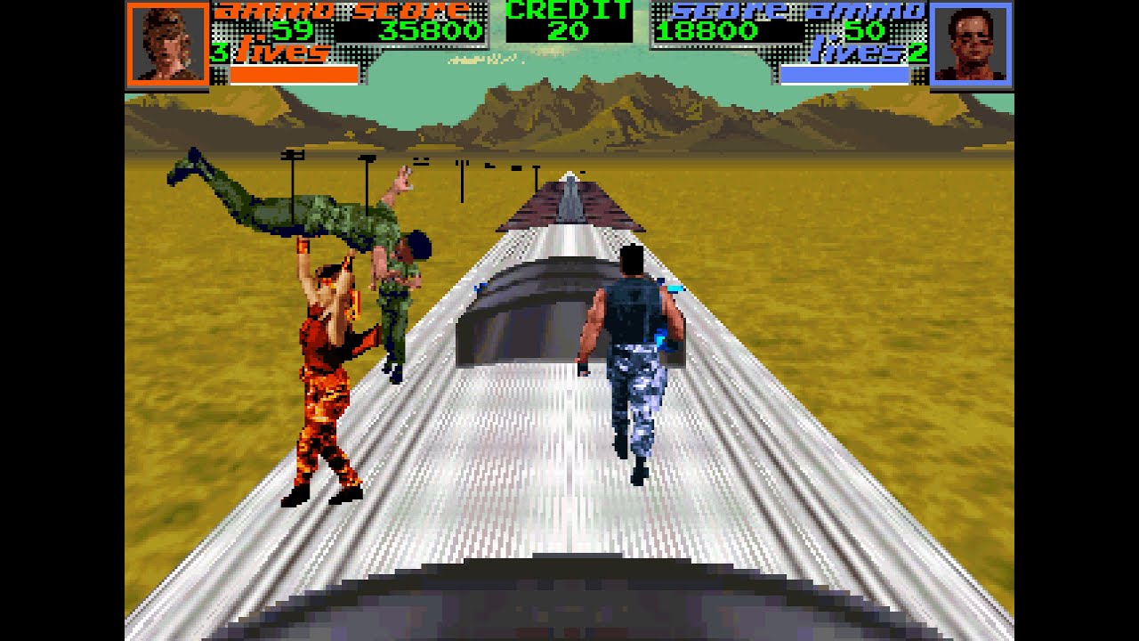 Danger Express arcade 2 player - YouTube