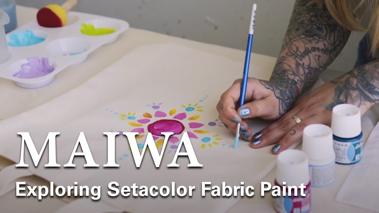 Setacolor Fabric Painting Tutorial - YouTube