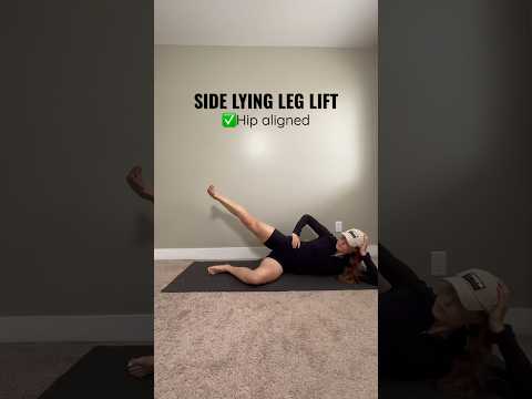 Side Lying Leg Lift #hipexercise #coreexercises #formcheck