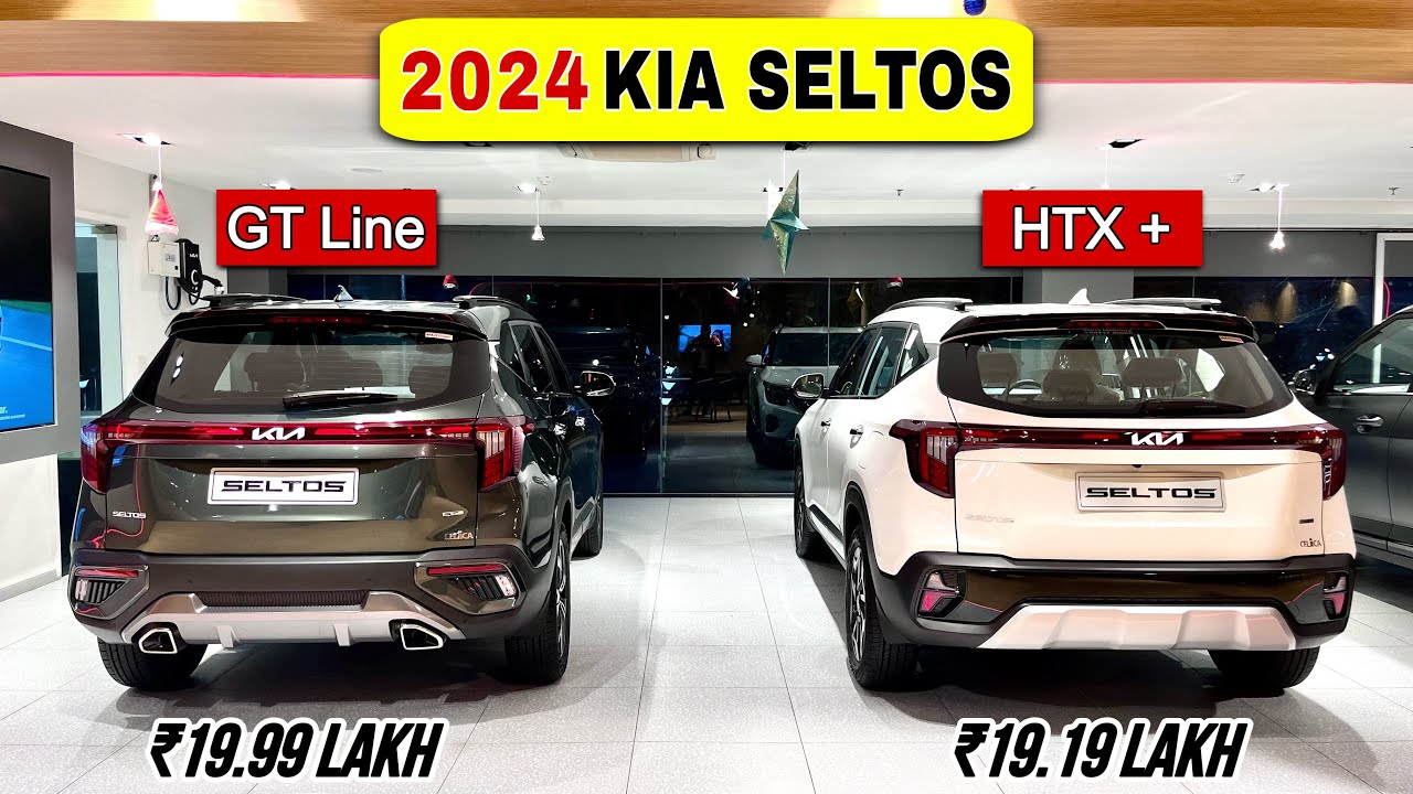 2024 Kia Seltos HTX Plus vs GT Line | Most Detailed Comparison - YouTube
