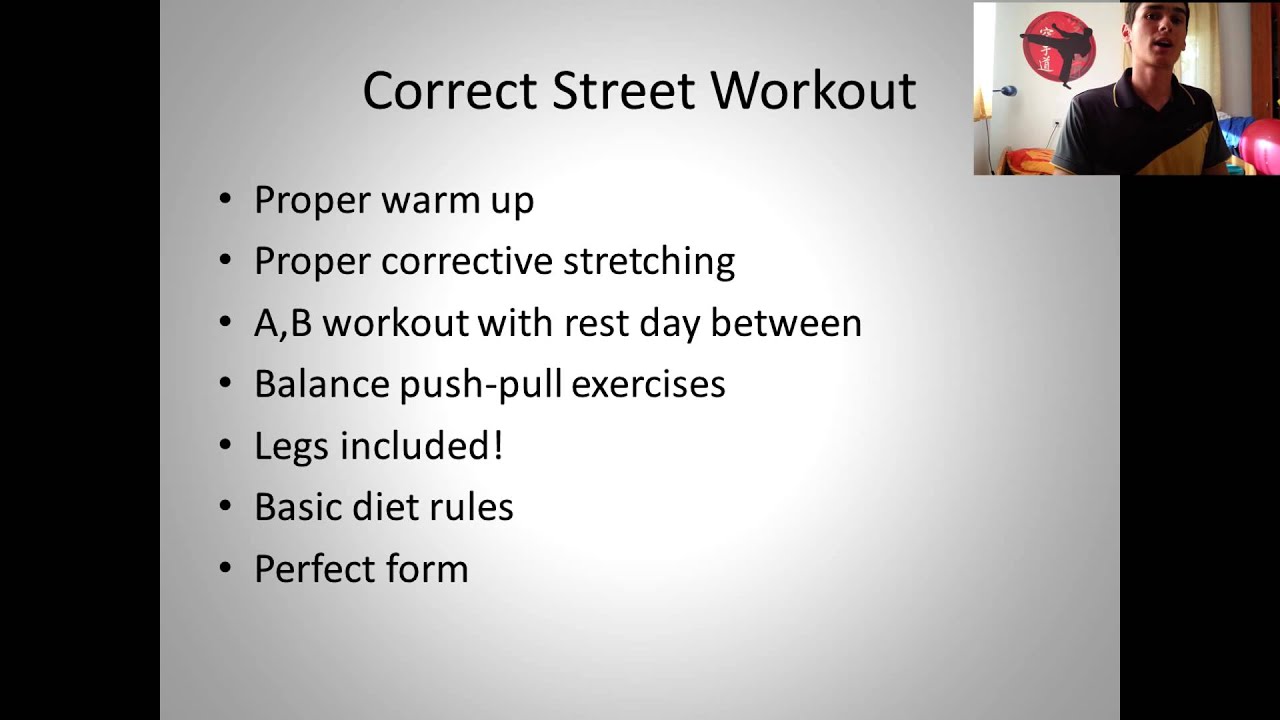 Complete Street Workout Program (part 1) - YouTube