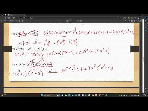 part 2 (differentiation) (polynomial ) - YouTube