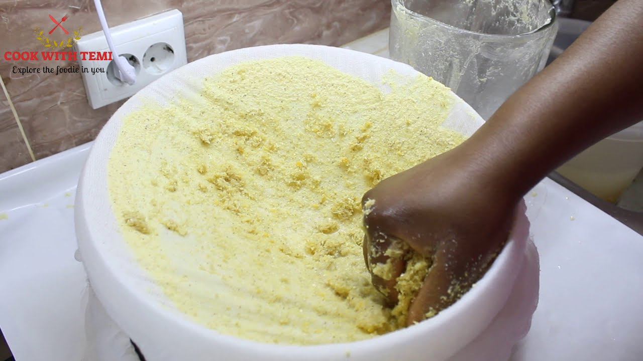 HOW TO MAKE NIGERIAN OGI, AKAMU (PAP) - YouTube