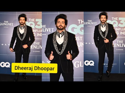 Dheeraj Dhoopar At The Gq Most Influential Young Indians awards In Mumbai today