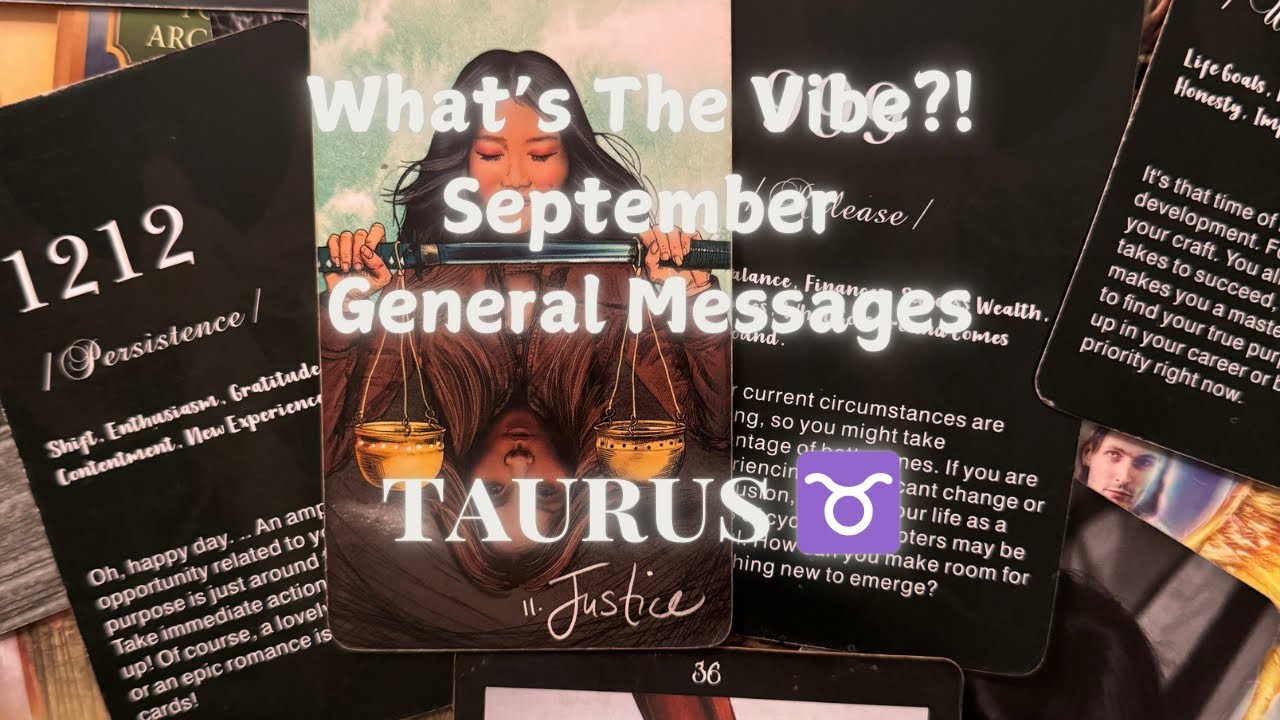 Taurus ♉️ Taking Time to Decide! Trust Your Intuition! September General Messages #taurus #tarot ...