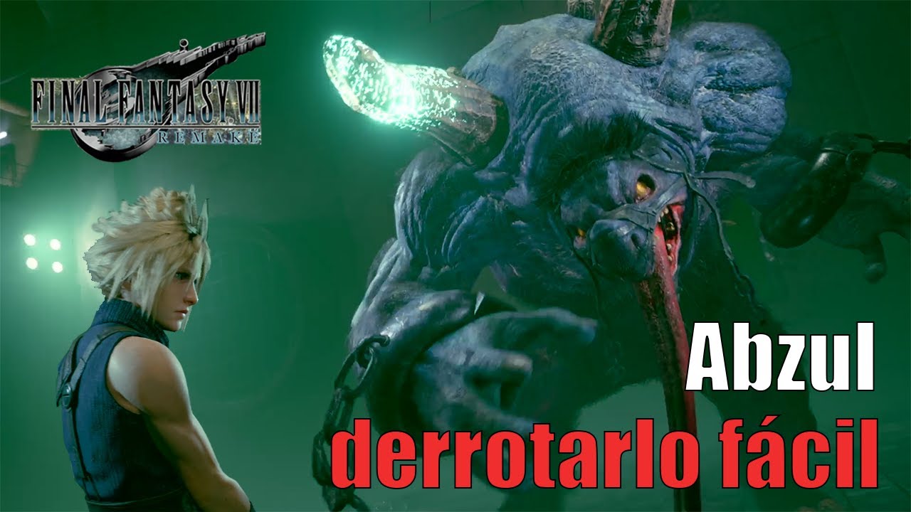 Final Fantasy VII Remake: Como derrotar a Abzu fácil - YouTube