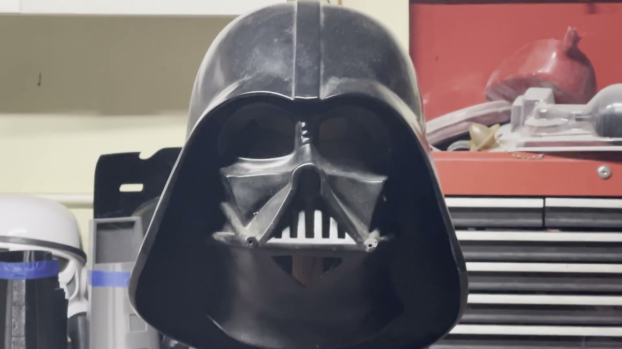 ESB Darth Vader Helmet build part 1 - YouTube