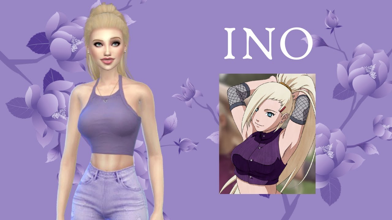 The Sims 4: INO YAMANAKA [MODERN] / CAS - YouTube