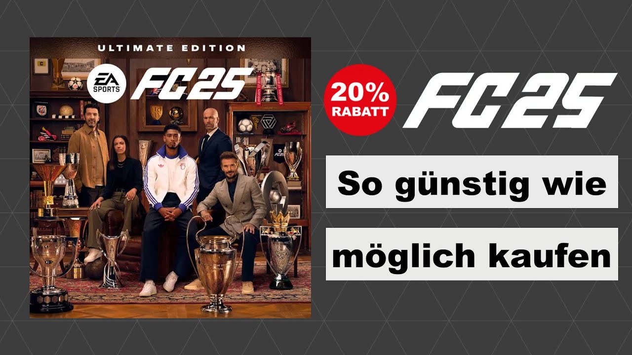 EA SPORTS FC 25 so GÜNSTIG wie möglich kaufen! - YouTube
