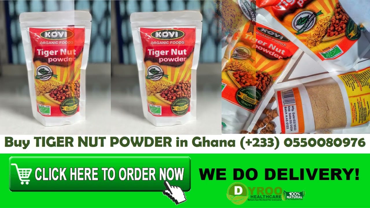 Kovi Tiger Nut Powder in Tamale 0550080976 | 0241155551 - YouTube