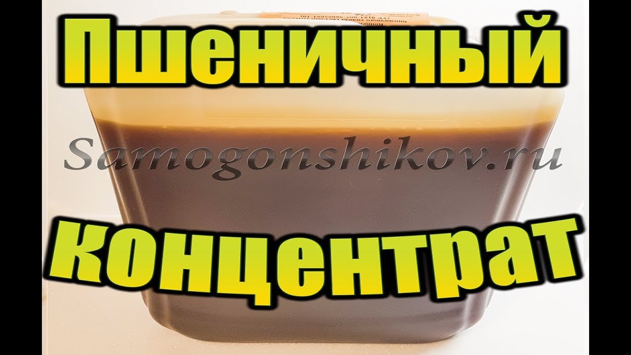 КОНЦЕНТРАТ ПШЕНИЧНОГО СОЛОДА. Будем делать пшеничную водочку. От Сан ...
