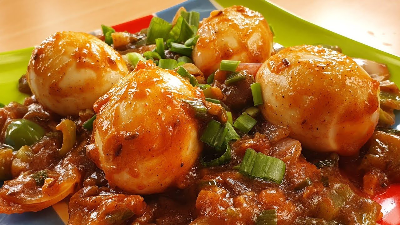 Egg chilli Recipe | Egg chilli without deep -fry - YouTube