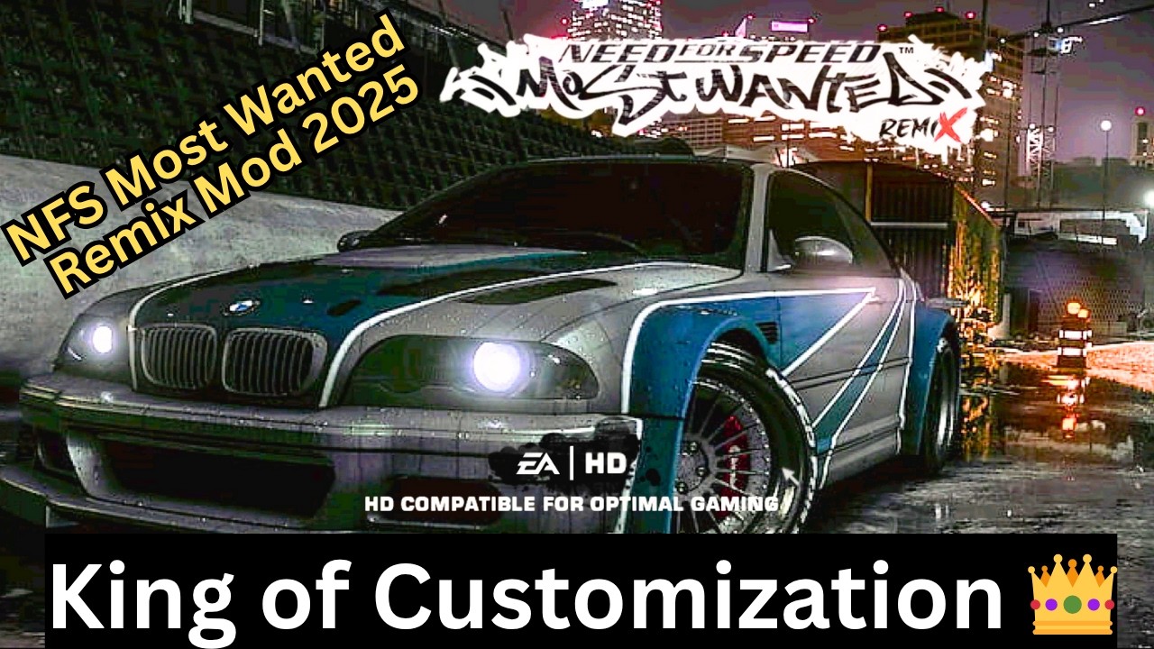 How to Install NFS Most Wanted REMIX LITE 2025 – 80+ NEW CARS, Ultra ...