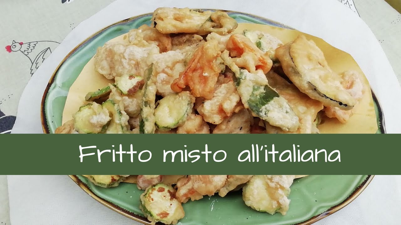 Fritto misto all'italiana: come si ottiene una frittura LEGGERA - YouTube
