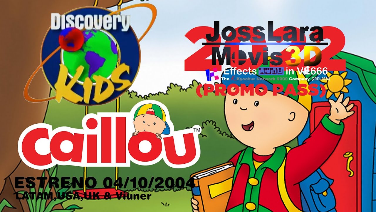 Caillou Intro Discovery Kids 17 November 2004 Latam in PROMO PASS - YouTube