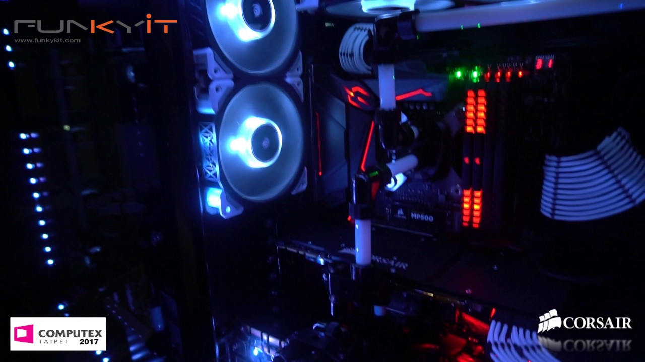 Computex 2017 - Corsair Chassis - Concept Curve and Concept Slate - YouTube