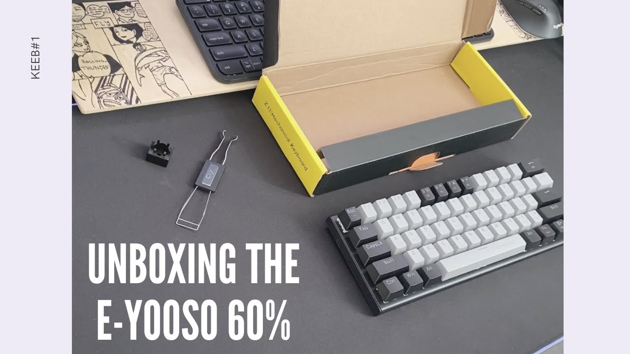 unboxing the E YOOSO 60% keyboard - YouTube