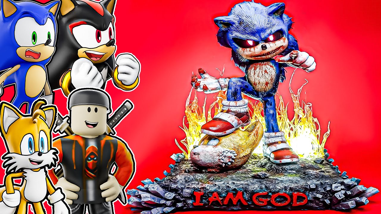 Movie Sonic.EXE Gets TURNED Into a Play_Doh MASTERPIECE!! - YouTube