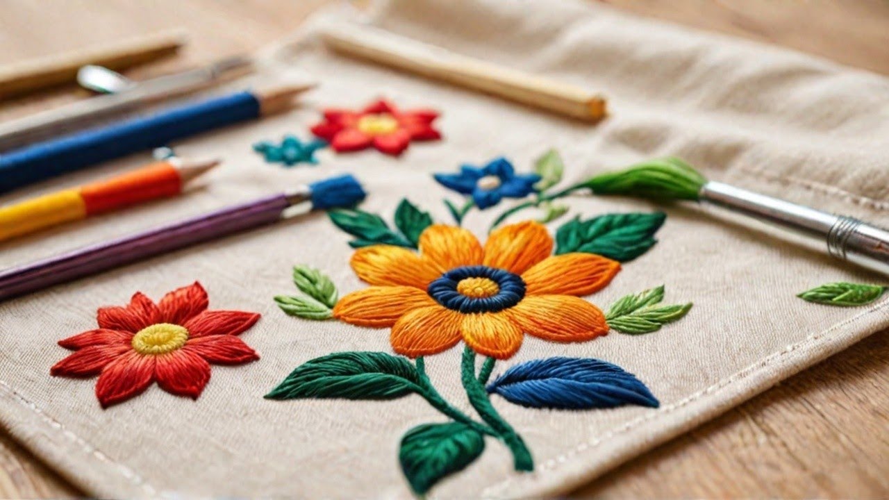 Beautiful EMBROIDERY Flower Designs to Try Now - YouTube