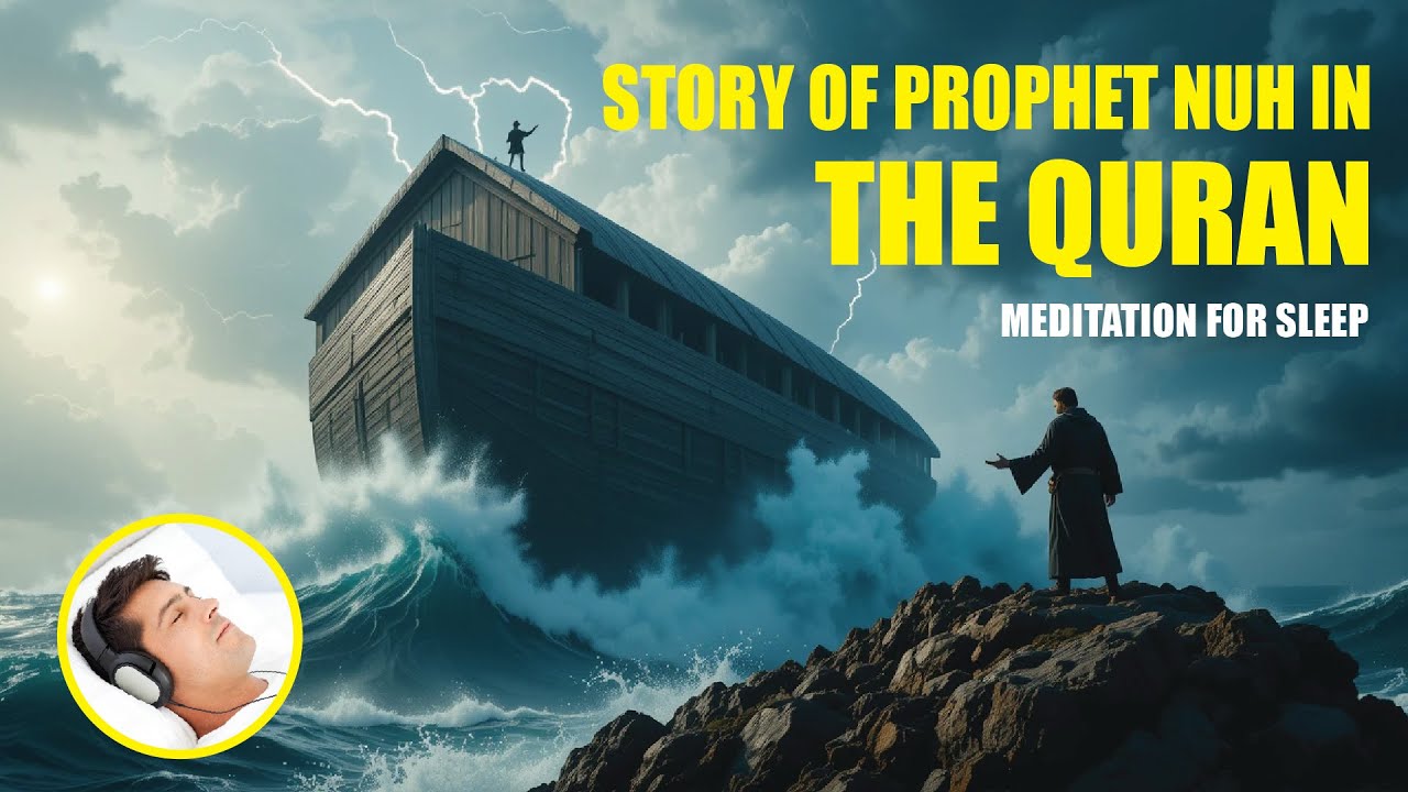 Story of Prophet Nuh in the Quran - Story with Rain Sound - Relaxing ...