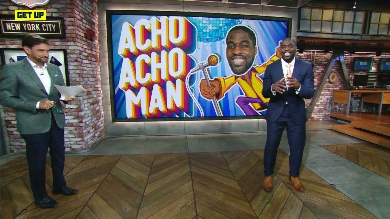ACHO ACHO MAN! Sam Acho reacts to Week 1 CFB highlights 🔥 | Get Up ...