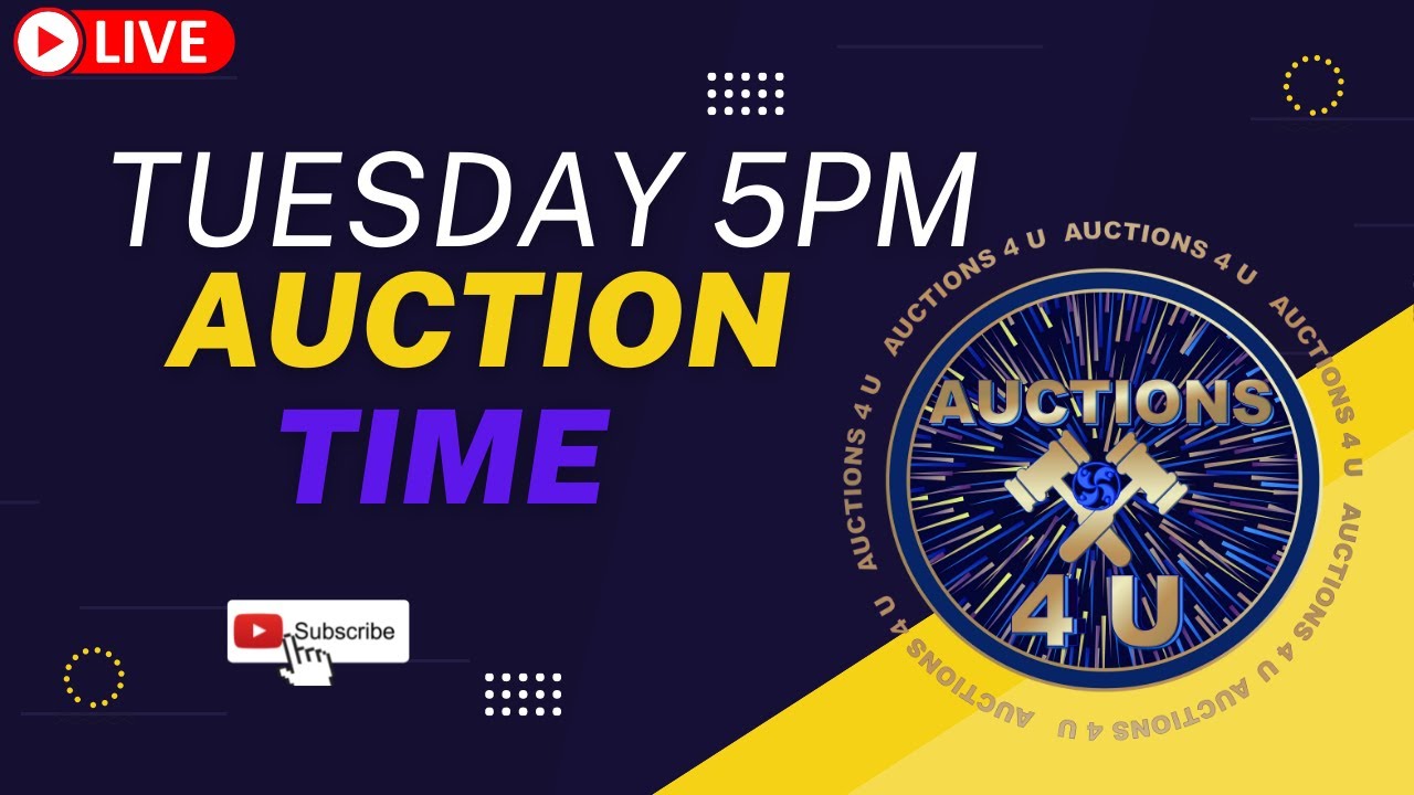 Tuesday Afternoon Live Auction 5PM Eastern Let's Sell it!! with Tee ...