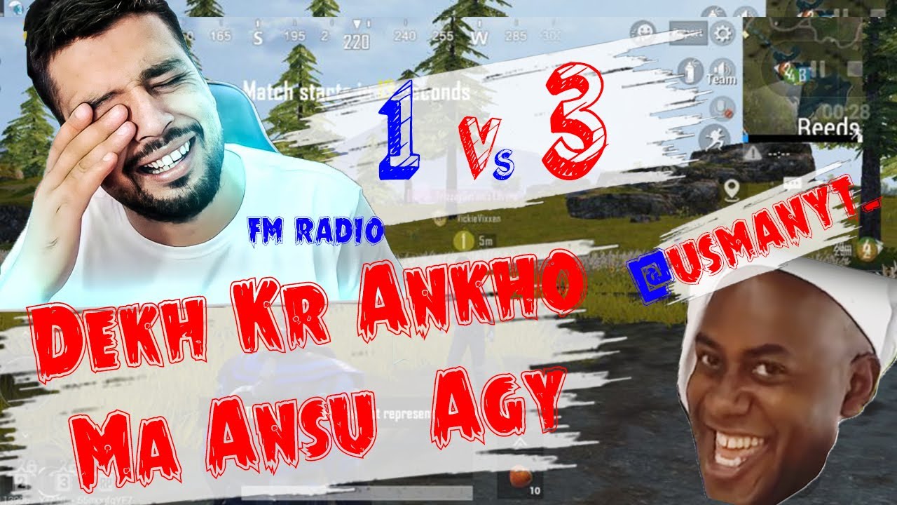 1v3 asa ka ankho ma ansu agy fm radio bahi bi roo utta `` - YouTube
