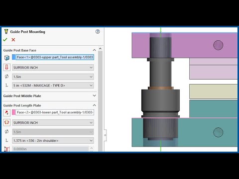 Insert Guide Pins and Bushings - YouTube