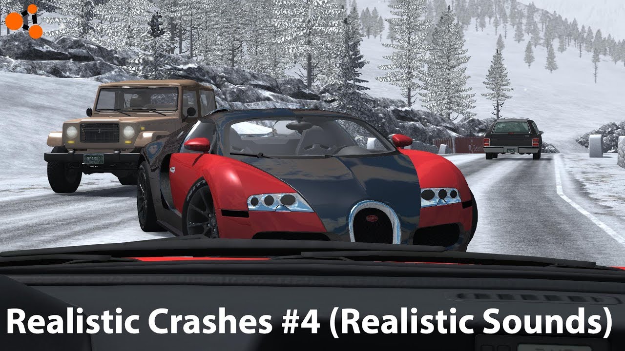 Realistic Crashes [4] (Realistic Sounds) -- BeamNG - YouTube