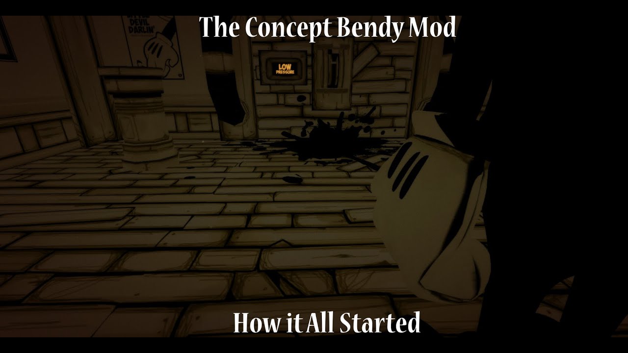 (V2 UPDATE ) Bendy And The Ink Machine | ch1 but if concept bendy ...