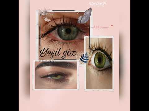 Yeşil göz subliminal / 5k olumlama / ayçiçeği.