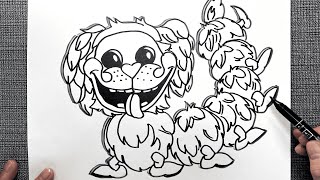 How to Draw Mini Huggies | Poppy Playtime 2 | Doovi