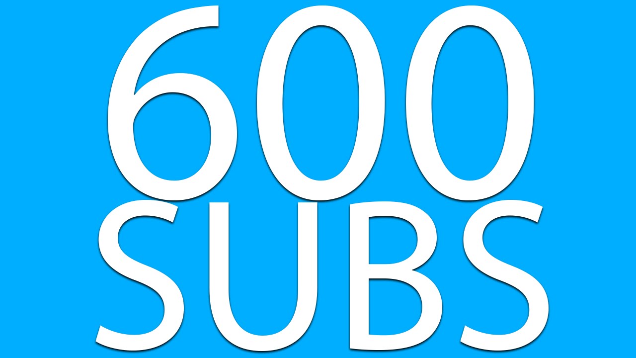 600 Subscribers & How I Record Videos - YouTube