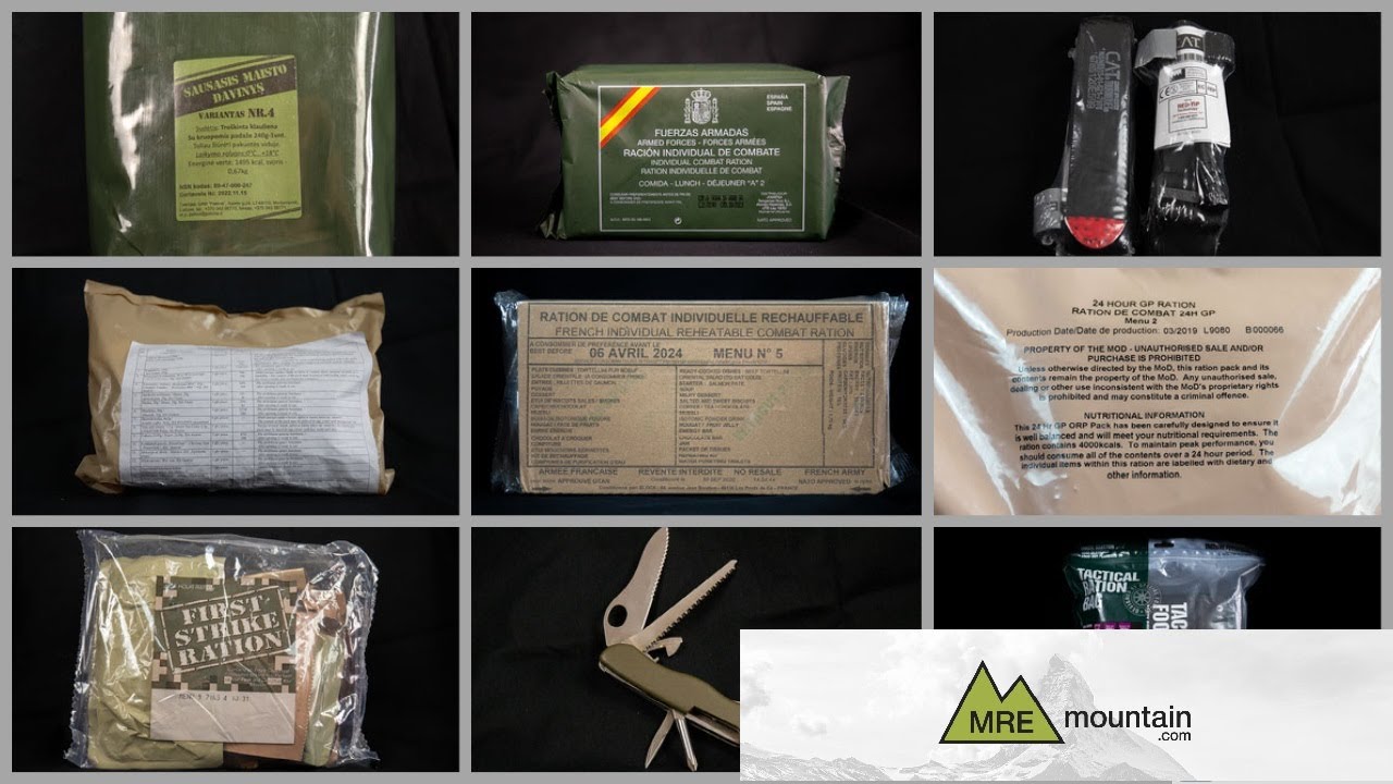 Unboxing RAZIONI MILITARI - MREMountain.eu - YouTube
