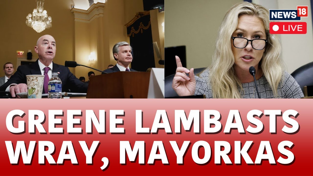 Marjorie Greene LIVE | USA News | Greene Grills Christopher Wray And ...