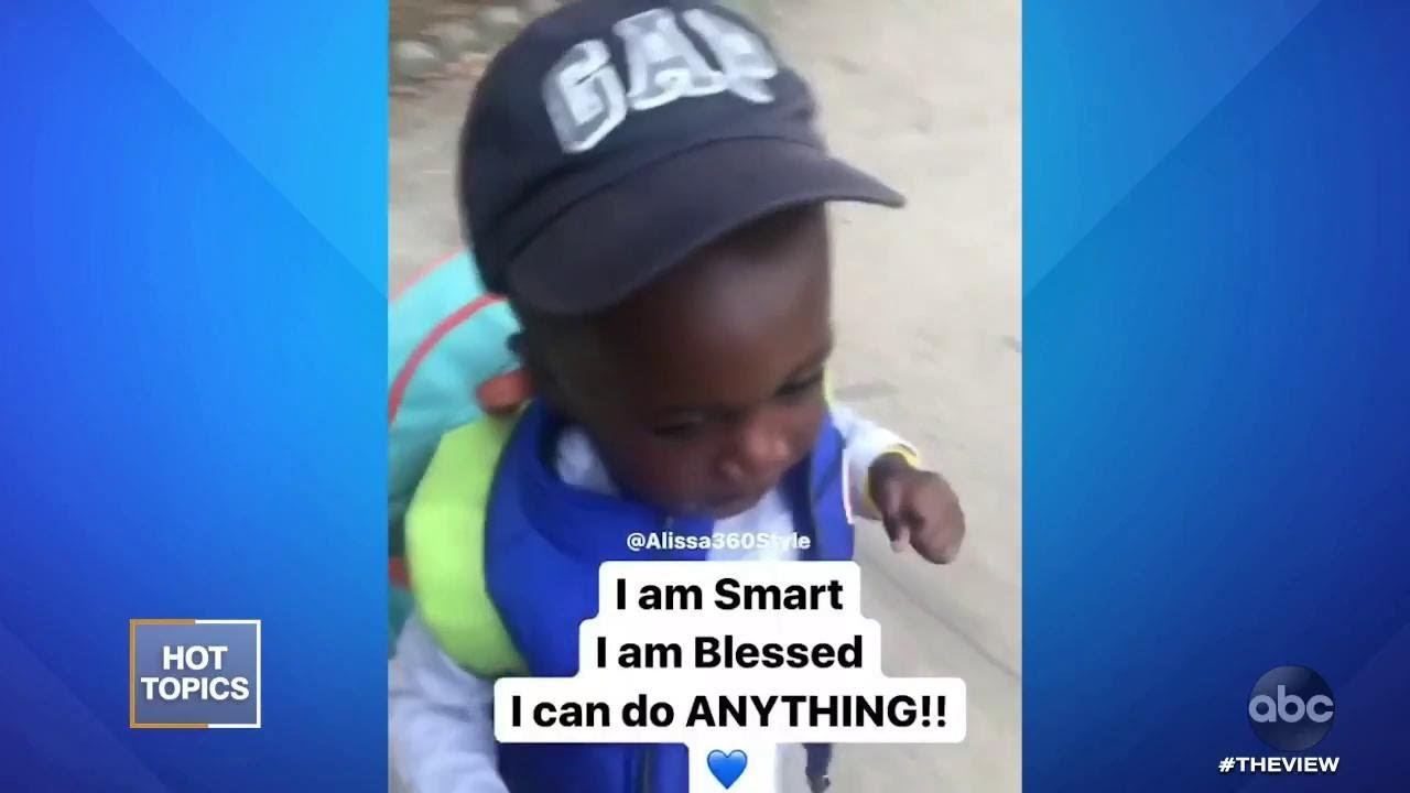 Little Boy Goes Viral for Daily Affirmations | The View - YouTube