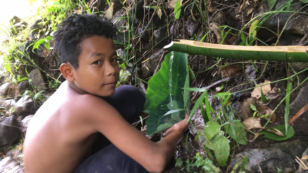 Primitive Technology: How To Make The Underground Water System Using ...