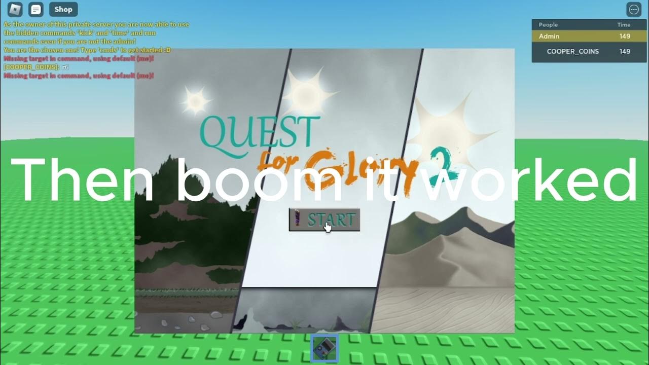 How to make gears work in The chosen one roblox - YouTube