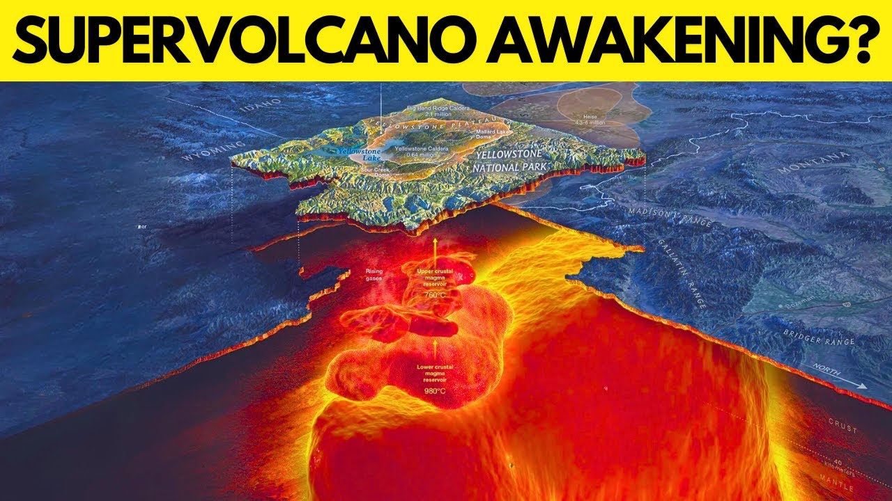 Yellowstone Caldera Magma Chamber Size