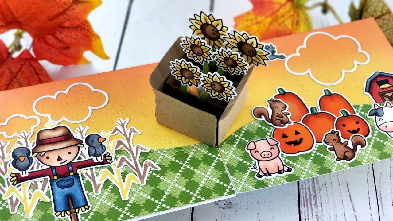 Interactive pop-up card - YouTube