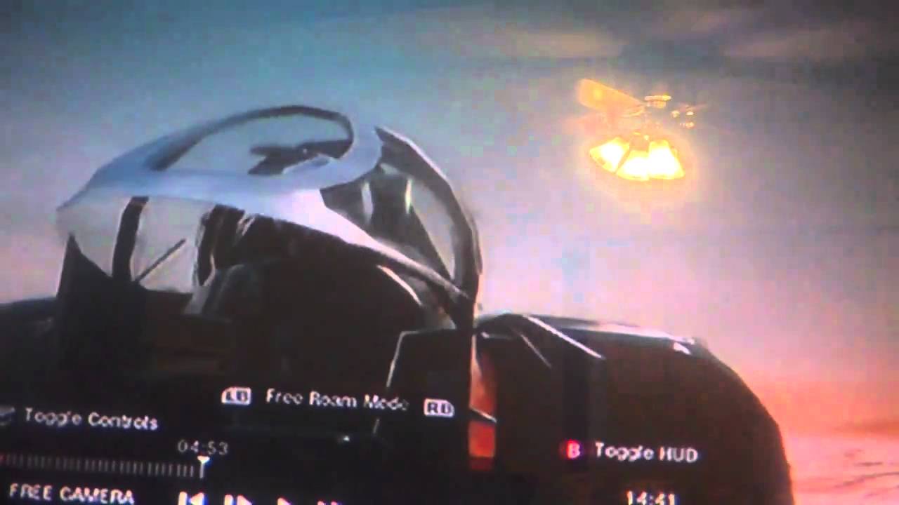 Call of Duty Black Ops: The pilot inside the Napalm strike - YouTube