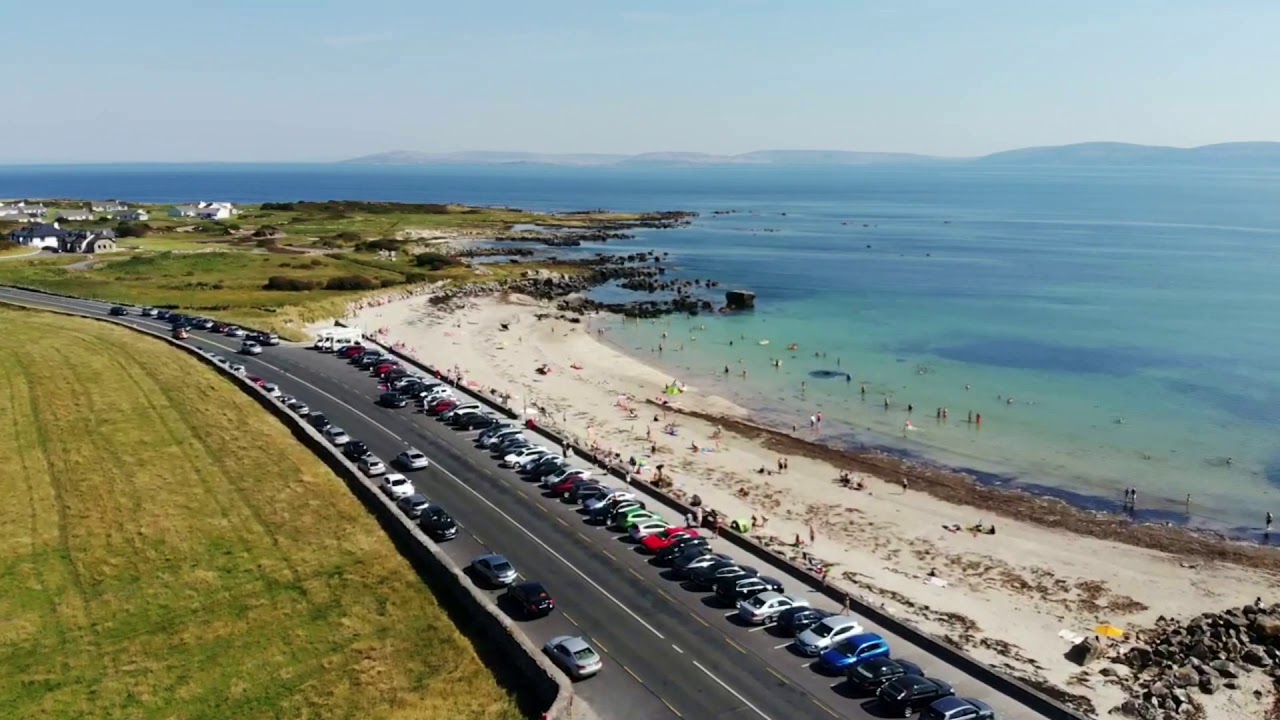 The Beautiful beach at Furbo, Co. Galway - YouTube