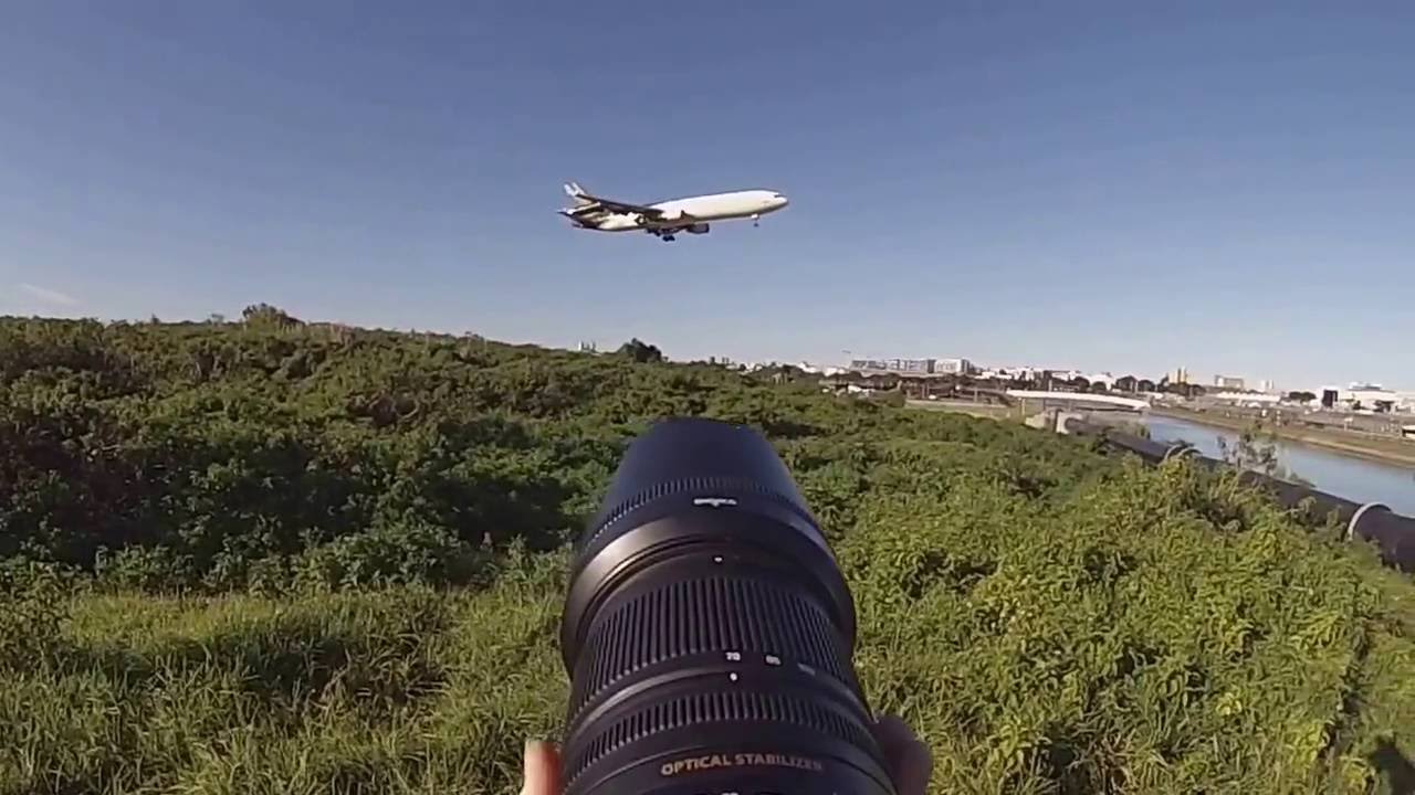 Sydney Airport Plane Spotting - GOPRO LENS POV. - YouTube