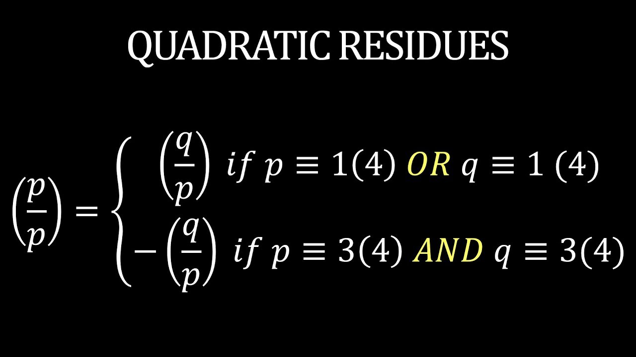 Quartic Reciprocity
