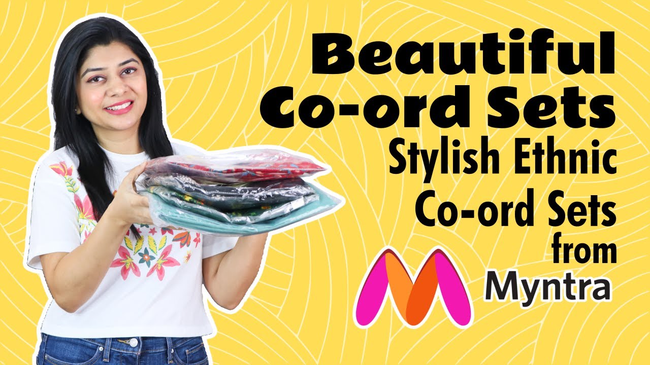Latest Ethnic Coord Sets From Myntra | Myntra Coord Sets Haul - YouTube